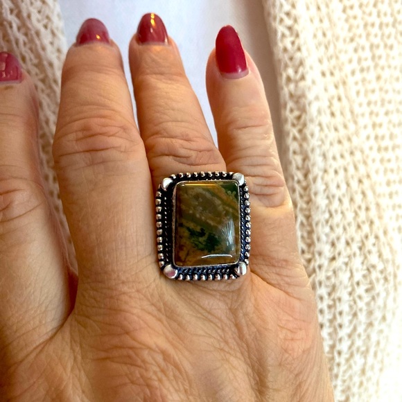 Jewelry | New Rhyolite Handmade 925 Silver Ring Size 75 | Poshmark
